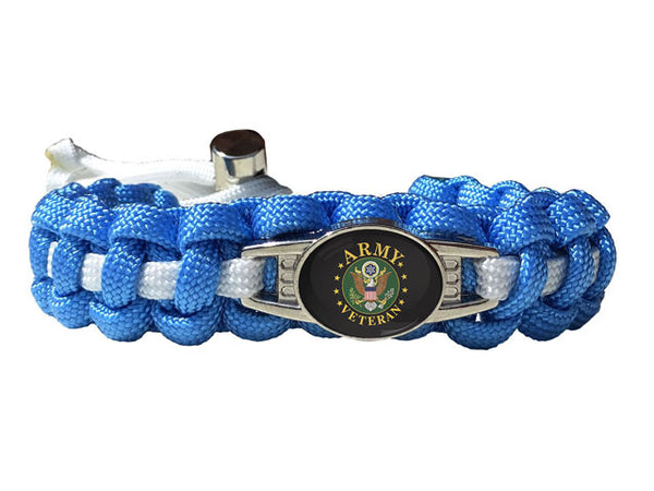 Army Veteran Paracord Bracelet | Handmade By US Veterans - Handmade By ...