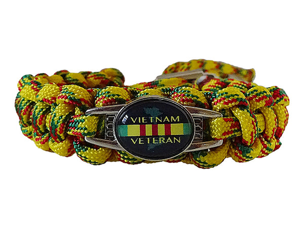 Vietnam Veteran Paracord Bracelet | Handmade By US Veterans - Handmade ...